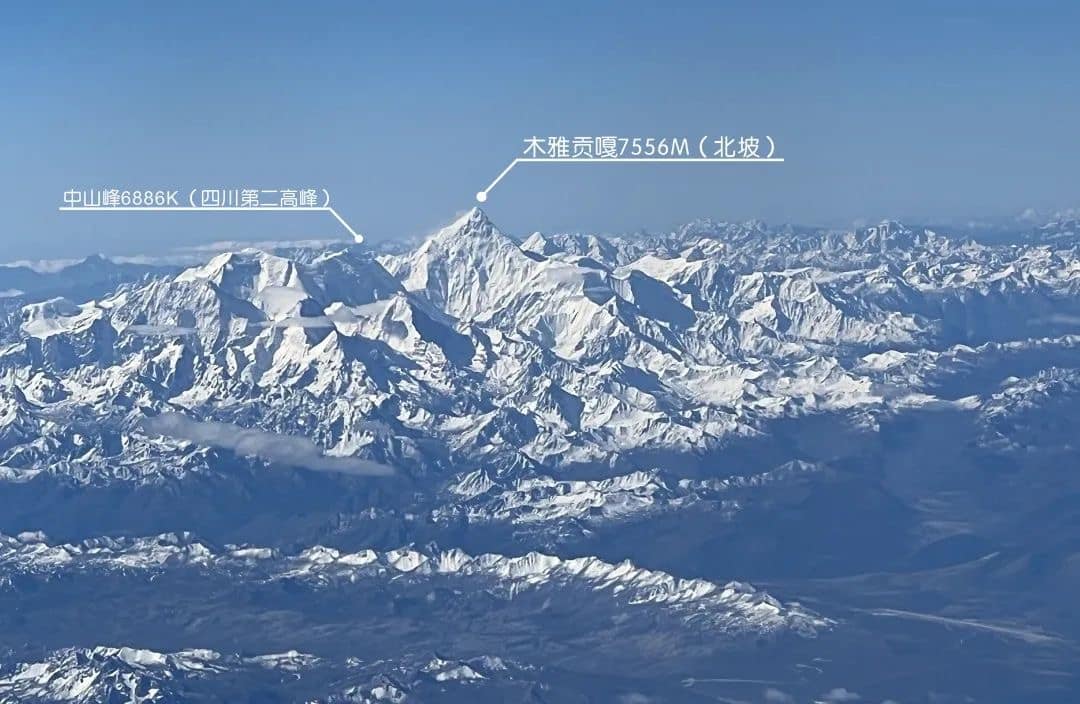 Natural Splendor of Chengdu to Lhasa Flight Snow-capped Peak